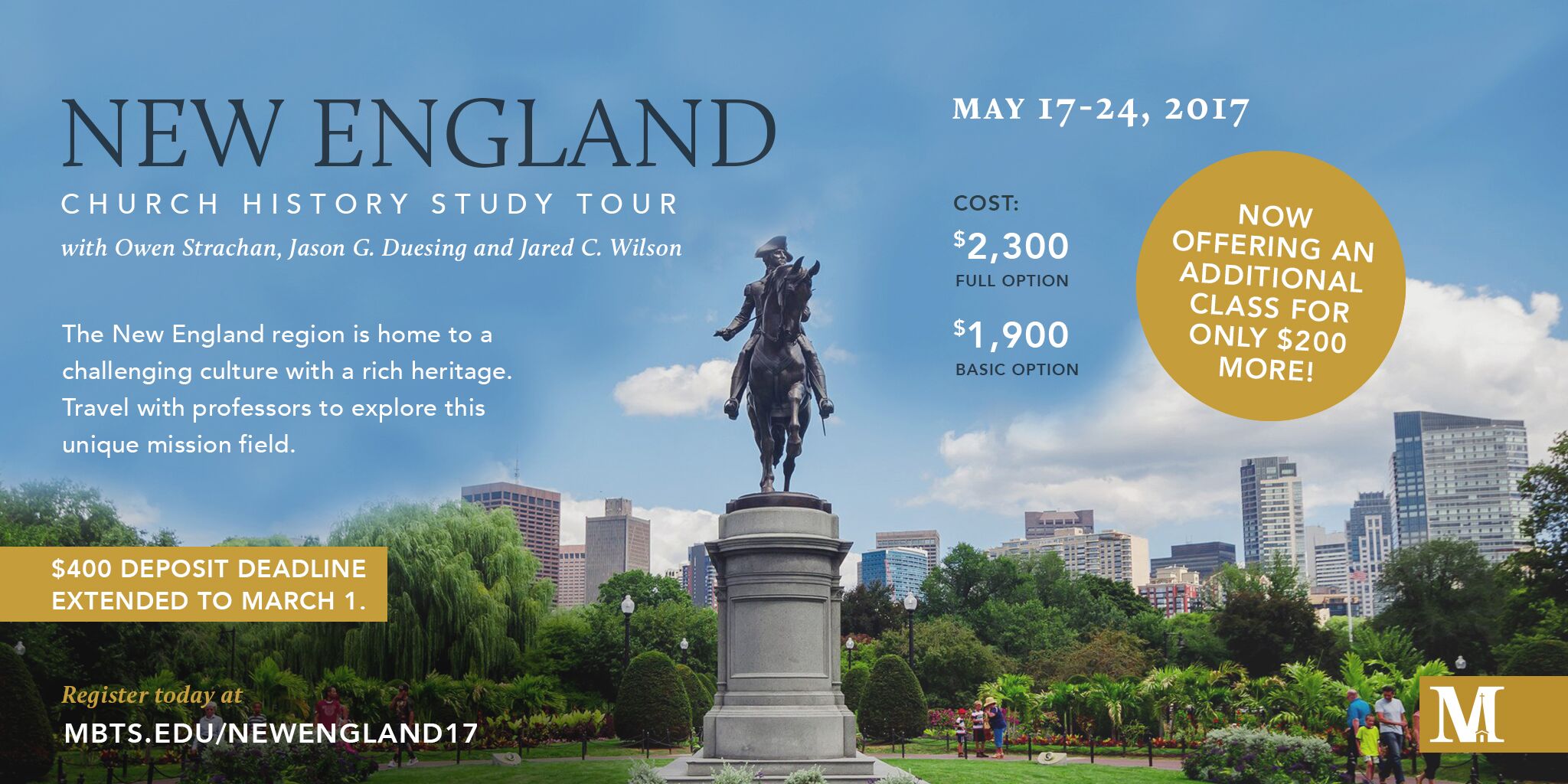 Join Our New England Study Tour This May
