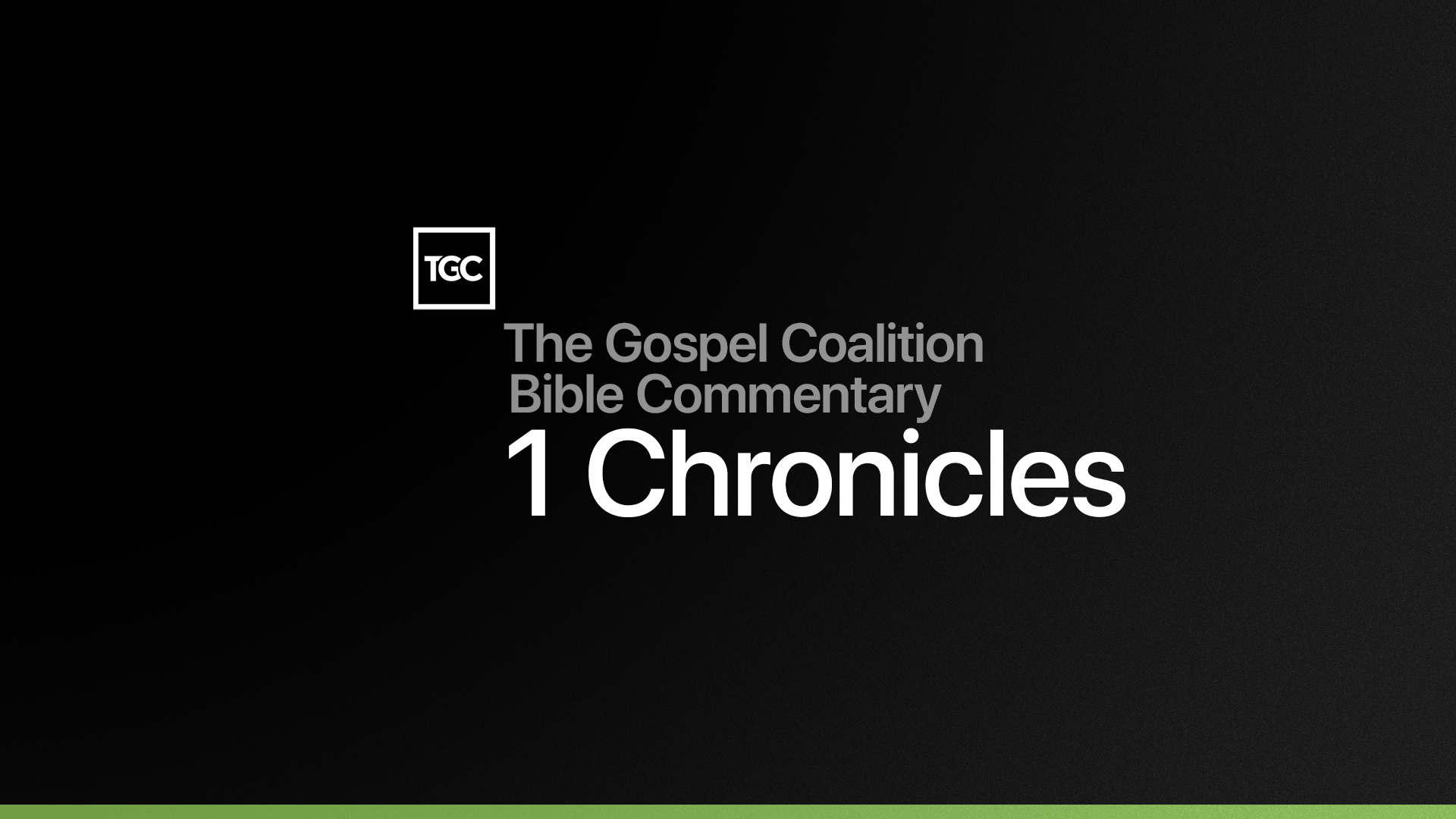 Best Commentaries on 1 and 2 Chronicles - The Gospel Coalition
