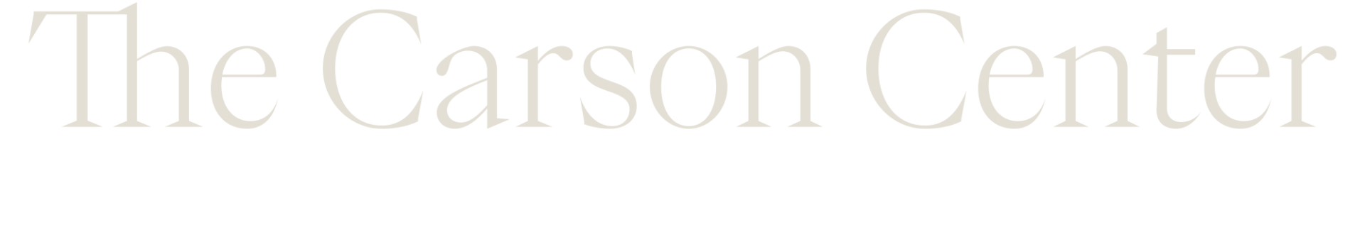 The Carson Center for Theological Renewal