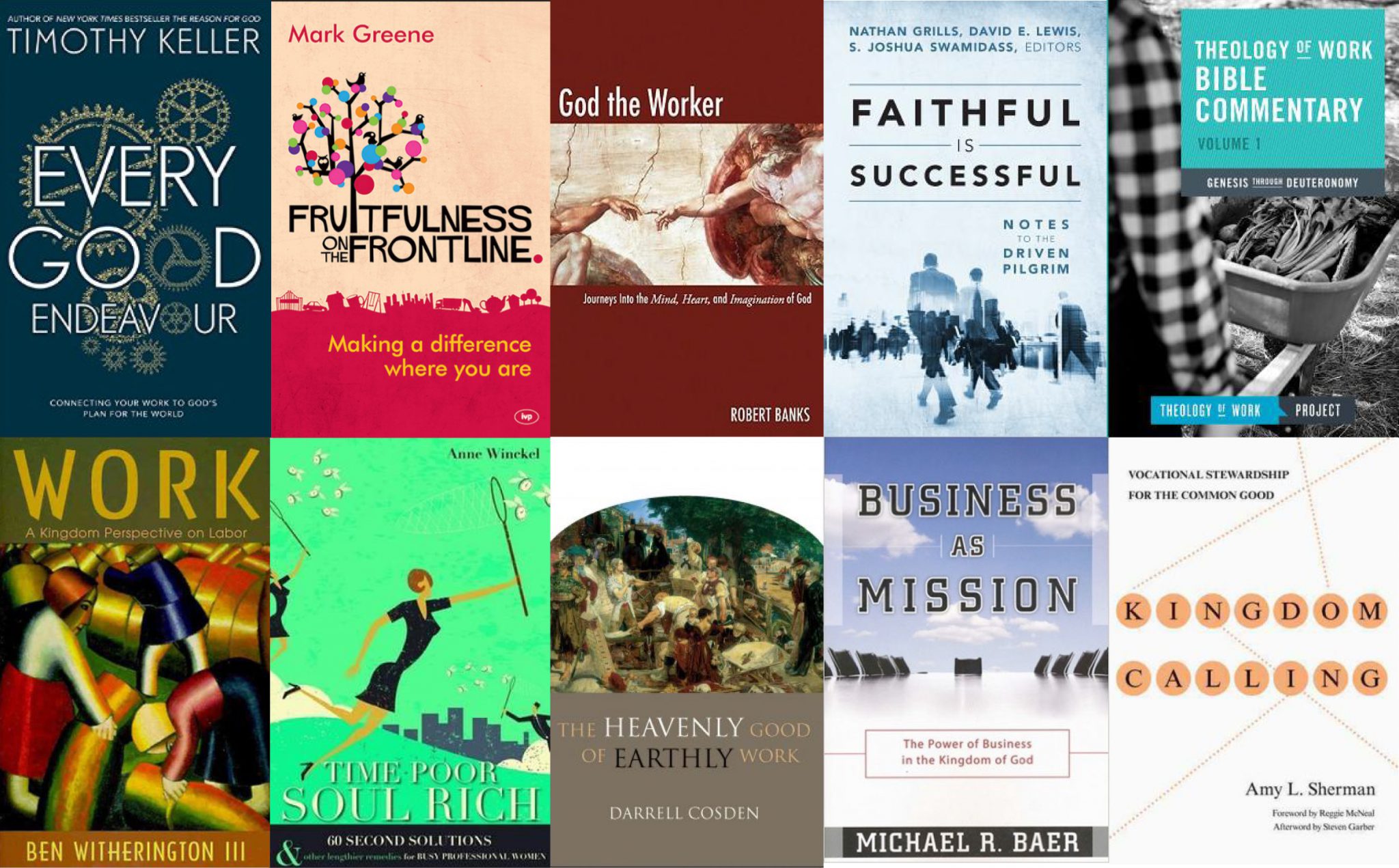 Top Ten Books on Faith and Work - The Gospel Coalition | Australia