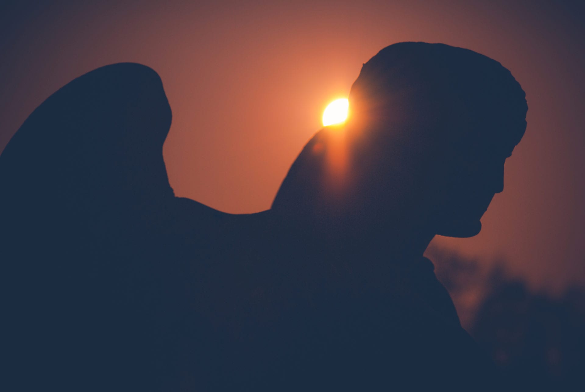 guardian angel backlight - vintage style photo - TGC Africa